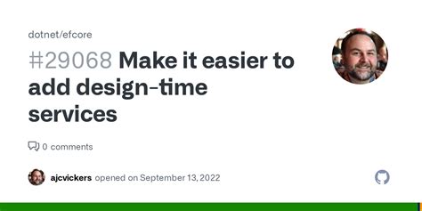 make it easier to add design time services · issue 29068 · dotnet