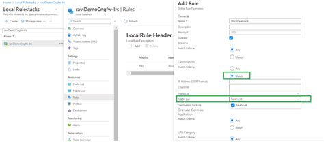 Sample Configuration For Post Vnet Deployment