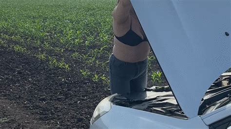 Dangling A Cork While Im Trying To Fix My Car Kimsmithh Clips4sale