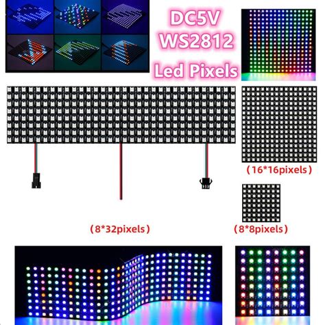 Dc5v Ws2812b Ws2812ic Rgb Led Digital Flexible Individually Addressable