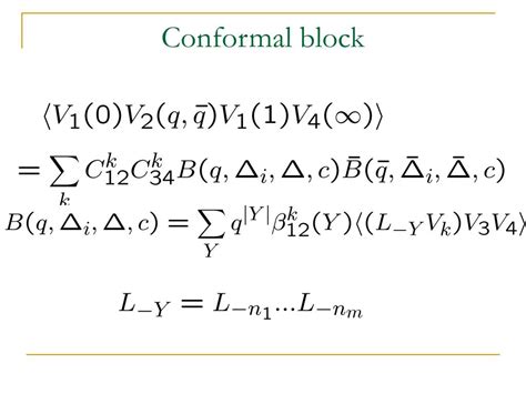 Ppt Conformal Field Theories Vs Susy Gauge Theories The Agt Conjecture Powerpoint