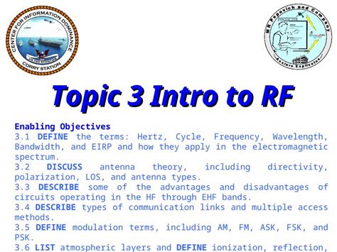 Ppt Topic 3 Intro To Rf Enabling Objectives 3 1 Define The Terms