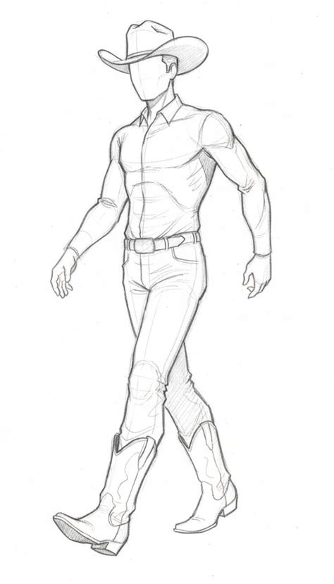 9 Male Cowboy Poses That Will Make Your Sketchbook A Western Movie Frame