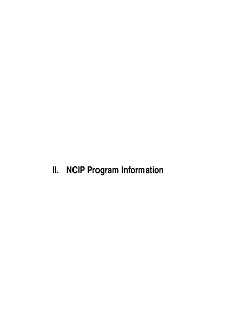 Fillable Online Vdocuments Siteii Ncip Program Information Ncii Ncip Program Information Nc