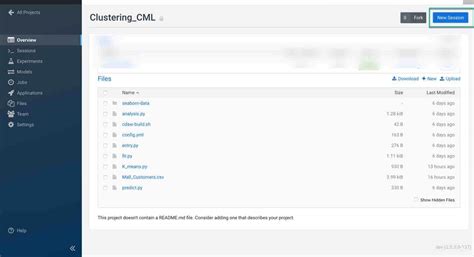 Build A Clustering Model Using Cloudera Ai Tutorials Cloudera