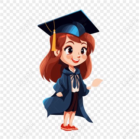 졸업 Png 벡터만화상표클립 아트 Png 일러스트 무료 다운로드 Lovepik