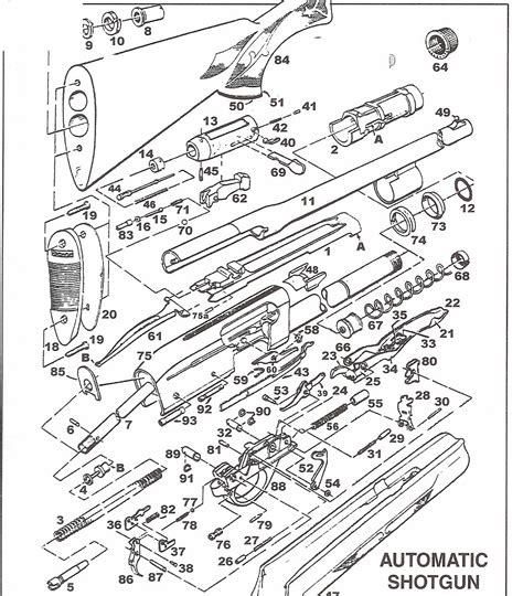 Remington 1100 Exploded View