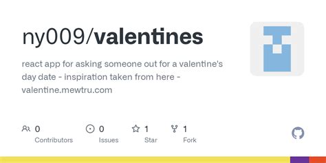 Github Ny Valentines React App For Asking Someone Out For A Valentine S Day Date