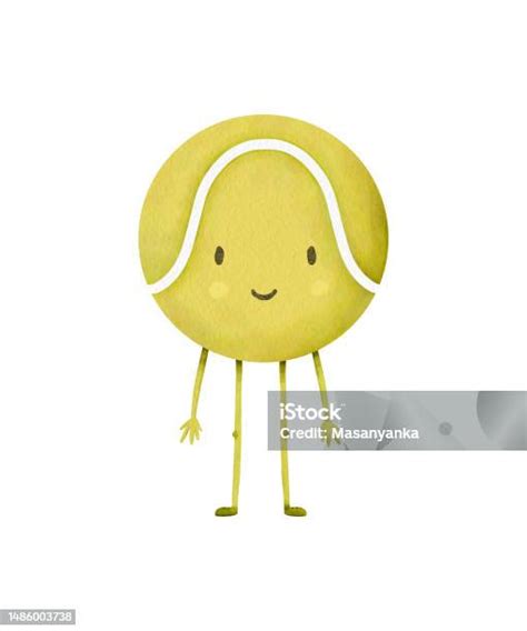 흰색 바탕에 카와이 스타일의 만화 테니스 공 챔피언십 게임 귀여운 캐릭터 개체 그룹에 대한 스톡 벡터 아트 및 기타 이미지 개체 그룹 경기 스포츠 경쟁 Istock