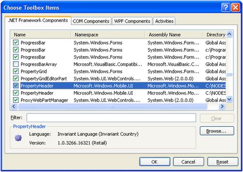 Property Header Control For Windows Mobile CodeProject