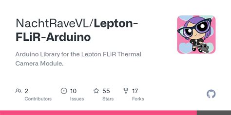 Github Nachtravevllepton Flir Arduino Arduino Library For The Lepton Flir Thermal Camera Module