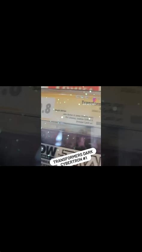 Transformers Dark Cybertron 1 Virgin Signed And Sketch By Andrew Griffith