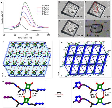 A DSC Analysis At Different Heating Rate B D Microscopic Image Of Download Scientific