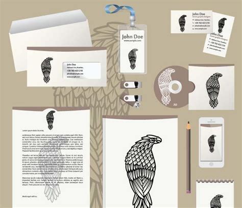 기업의 정체성 템플릿 Ai Eps Uidownload