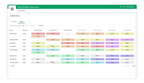 Software Absensi Shifting Karyawan Sleekr HR