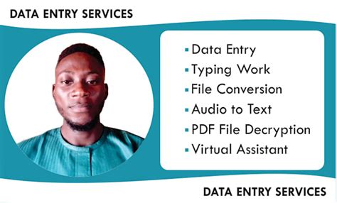 Do Data Entry Services Copy And Pasting File Conversion By Philrhod Fiverr