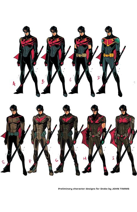 [artwork] Tim Drake As Drake Concept Art By John Timms Dccomics