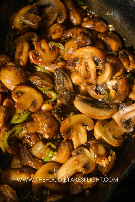 Garlic Mushrooms The Foodie Takes Flight
