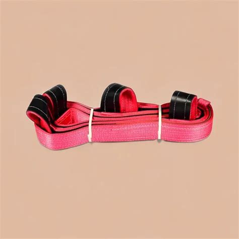 Color Code Industrial Hoist Lifting Belt Webbing Soft Slings For Glass Handling Belt And Steel