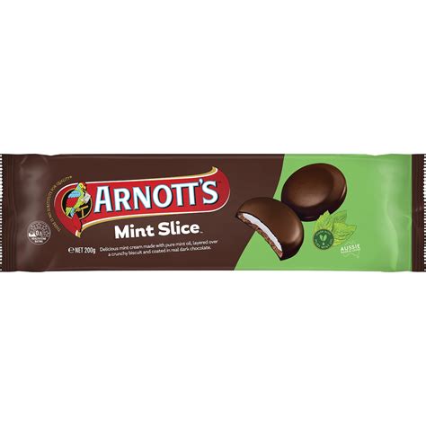 Arnotts Biscuits Limited Arnotts Mint Slice Chocolate Biscuits Chocolate Biscuts 200g Is Not