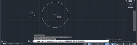 Polar Array In Autocad Tutorials To Use Array Command In Autocad