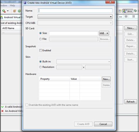 Setting Up Android Emulator Eclipse Wisdomitsolutions