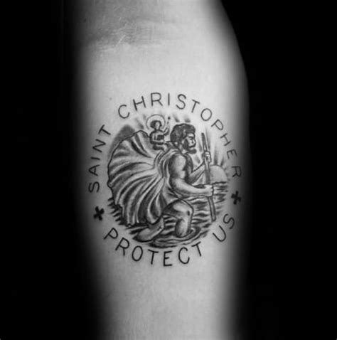 40 St Christopher Tattoo Designs For Men Manly Ink Ideas