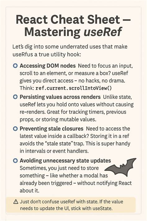 Mastering Useref Reacts Utility Hook Juan Vieira Posted On The Topic Linkedin