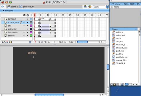 Making A Pull Down Menu