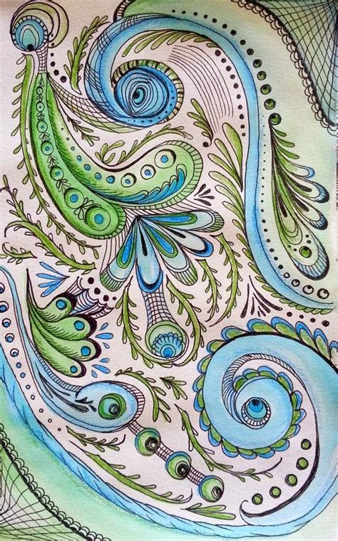 Peacock Inspirations In 2025 Tangle Art Art Inspiration Color