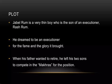 Aloisuz The Thin Executioner Pptx