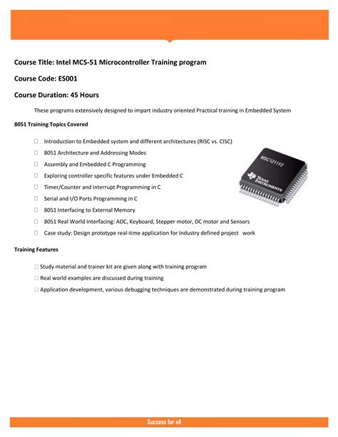 Embedded Systems Skill Development Training Pdf Computer