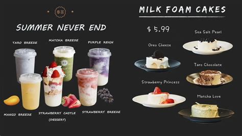 Feng Cha Menu Updated October 2025