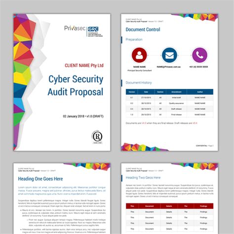 Design A Sleek MS Word Report Template For A Bunch Of Consultant Hackers Brochure Contest