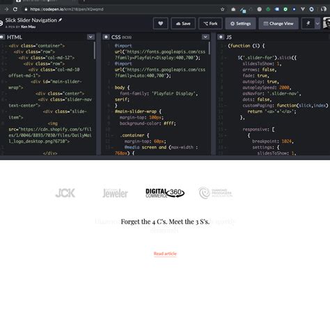 Css Slick Slider Navigation Showing Less Items Than Supposed To At
