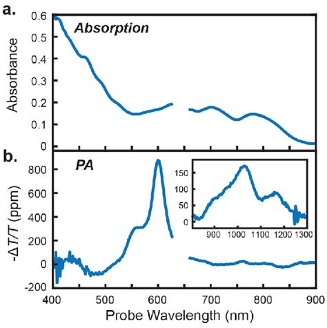 Steady State And Photoinduced Absorption Spectra For A Tsps Pdt Film Download Scientific