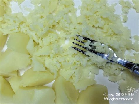 으깬 감자로 만드는 감자튀김 레시피