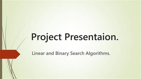 Linear And Binary Search Algorithmsdiscrete Mathematics Ppt
