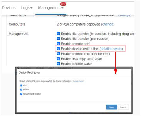 USB Device Redirection Splashtop Business Support