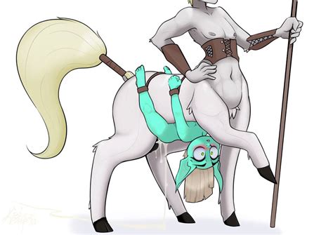 Rule 34 Belly Riding Big Ears Blush Bodily Fluids Bound Centaur