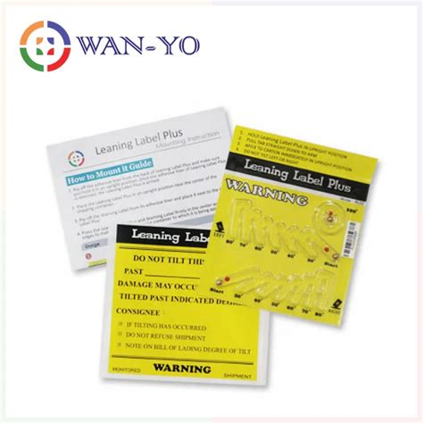 Tilt Indicator Plus Tilt Indicator Labels