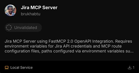 Jira Mcp Server Mcp Servers · Lobehub