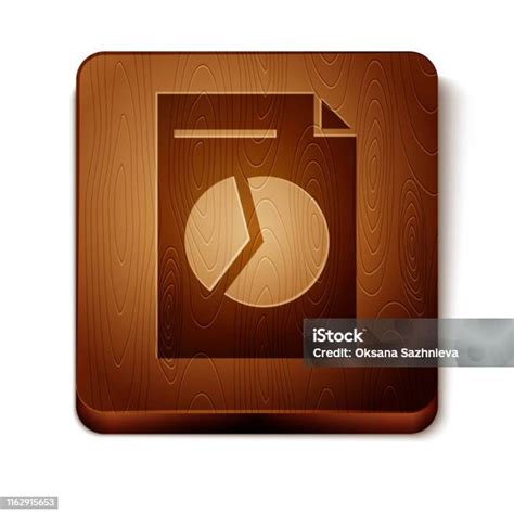 흰색 배경에 격리 된 그래프 차트 아이콘이있는 갈색 문서입니다 텍스트 파일 아이콘을 보고합니다 회계 기호입니다 감사 분석 계획