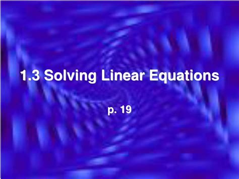 PPT Solving Linear Equations Understanding Equations And Formulas PowerPoint Presentation