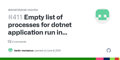 Empty List Of Processes For Dotnet Application Run In Kubernetes