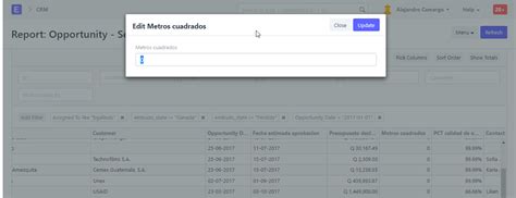 Trigger Custom Script From Report Editing Option · Issue 14689