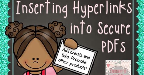 Creativity To The Core Inserting Hyperlinks Into Secure Pdfs How To