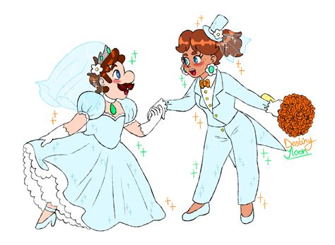 Destinytomoon Luigi And Princess Daisy In Cute Brawlin
