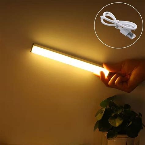 Купить Светильник с датчиком движения беспроводной светодиодный ночник перезаряжаемый Usb