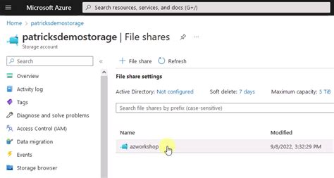 Azure Virtual Machine Execute Powershell For Mounting A File Share